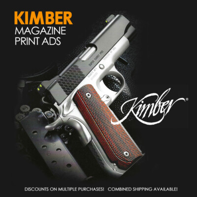 KIMBER Magazine PRINT AD - Various Models & Years - Combined S/H | eBay