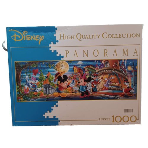 Clementoni 1000 Mickey bowing and Minnie Mouse DISNEY Panorama jigsaw ...