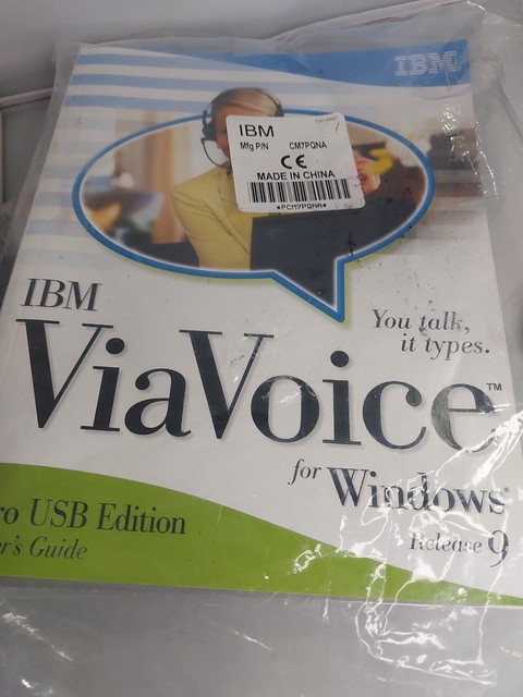 IBM ViaVoice Windows release 9 PRO USB EDITION boxed with Headset ...