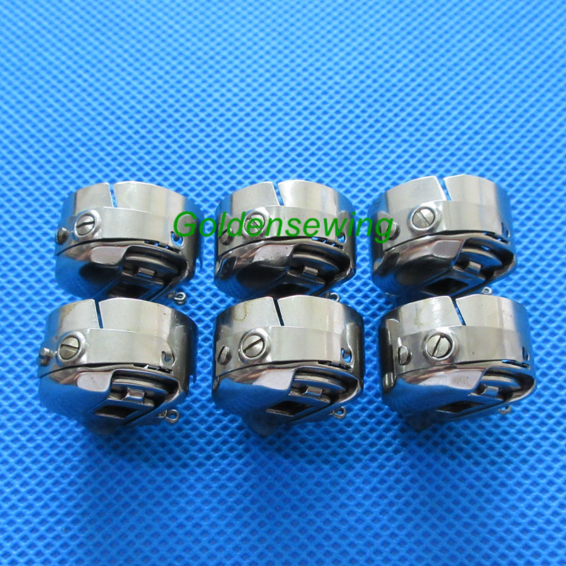 6 Small L Size Pigtail Bobbin Cases fits Singer 20U / 20U33 20U143 ...