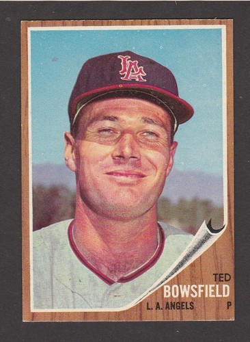 1962 TOPPS BASEBALL # 369 TED BOWSFIELD INV 9294 | eBay