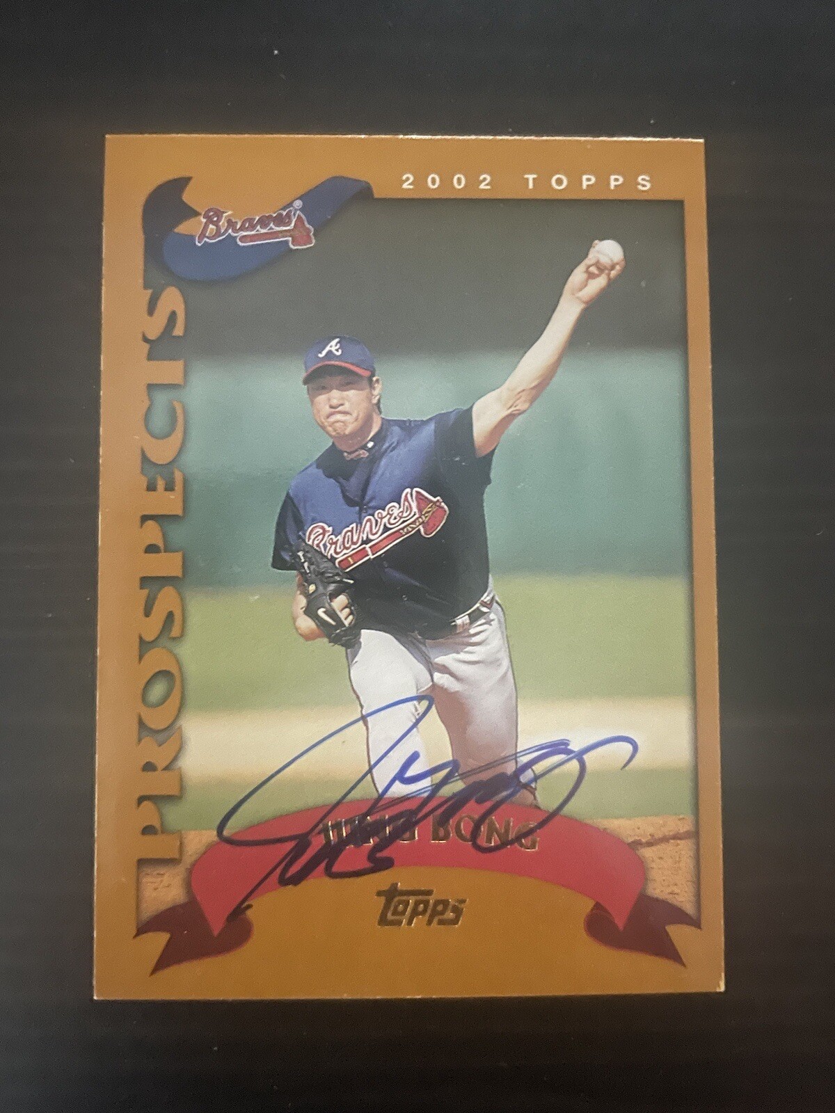 2002 Topps Traded #T193 Jung Bong Atlanta Braves Signed Card ...