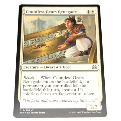 MTG Magic The Gathering Creature Dwarf Artificer Countless Gears ...