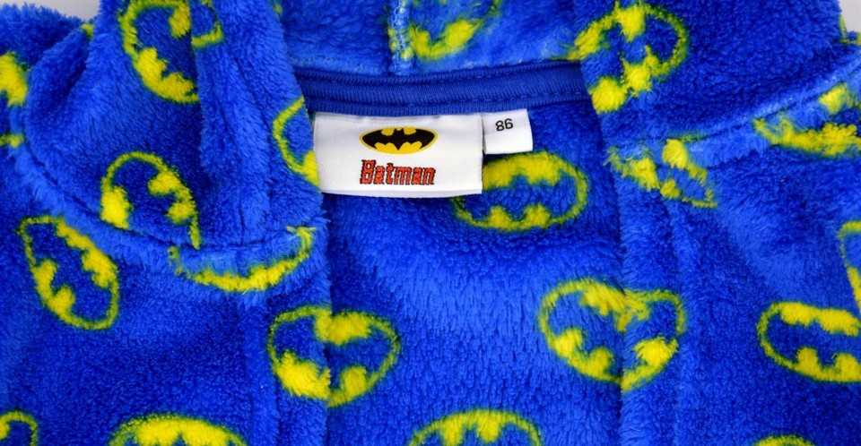 Great Baby Cuddle Bathrobe by Batman Size 86 | eBay
