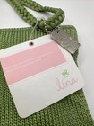 Lina Bag Green Crocheted Macrame Shoulder Handbag | eBay