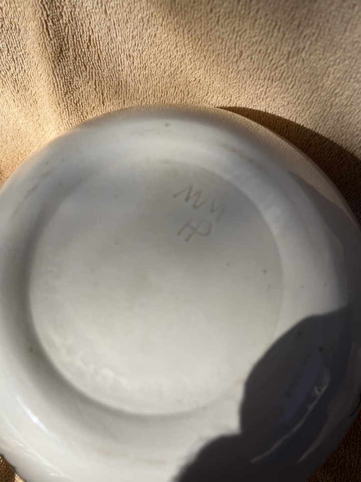 MM HP Pottery Bowl Glazed Unique Shape VG No Chips, Flaking Or Repairs ...