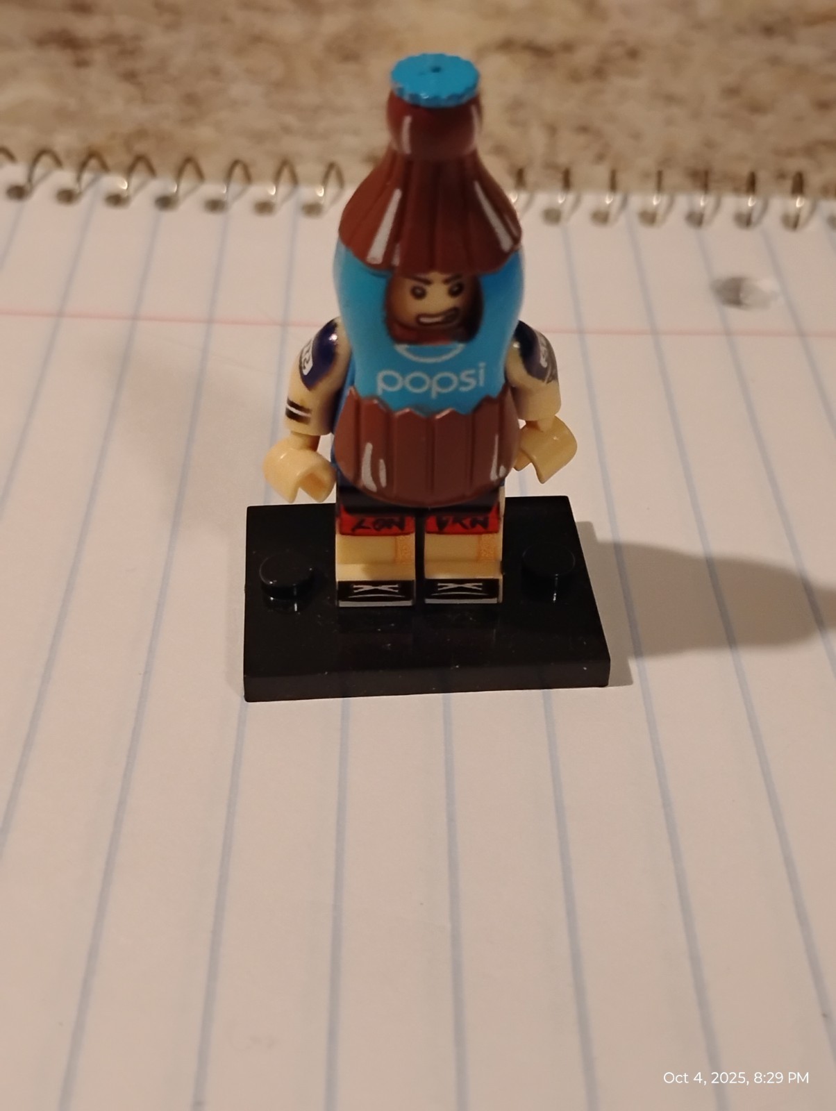 PEPSI MAN LEGO FIGURE! RARE!! Mini Fig Toy With Lego Base, Costume ...