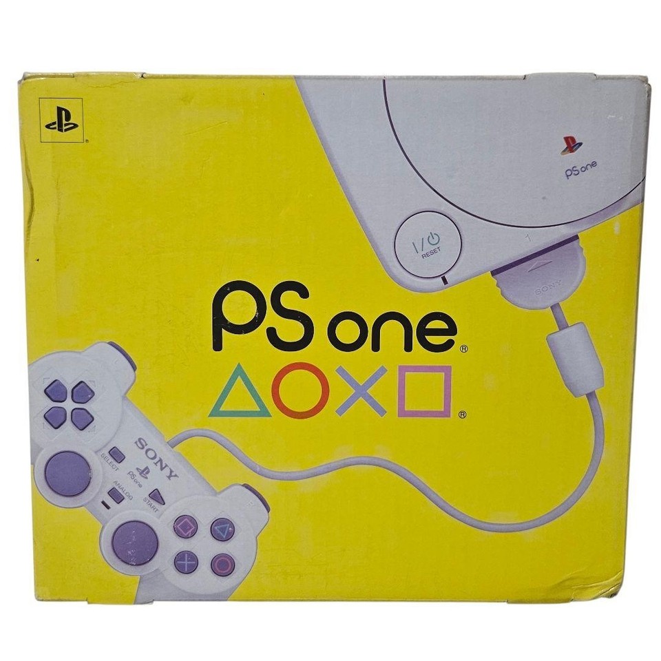 Sony Playstation PS one SCPH-100 PS1 Yellow Console Yellow Ver BOX ...