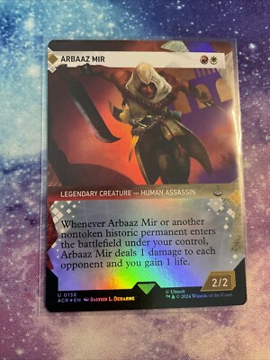 Arbaaz Mir (Showcase) - Foil - Assassin's Creed (ACR) MTG Magic | eBay