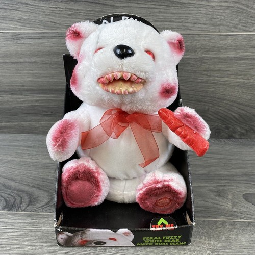 Morbid Enterprises Spooky Bear Scary Stuffed Animal Sounds Feral Fuzzy ...