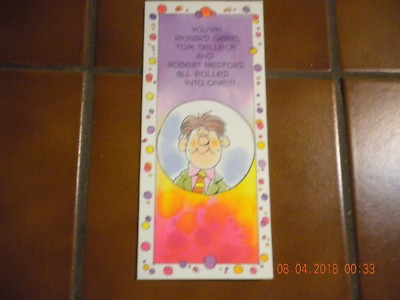 Happy Birthday, Lumpy! Card and Brown Envelope 3.75 x 8.75" | eBay