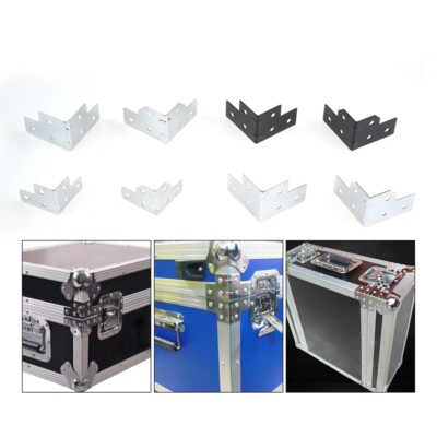 4x ATA Flight Case Corner Protective Corners for Jewel Case Desk Corner ...