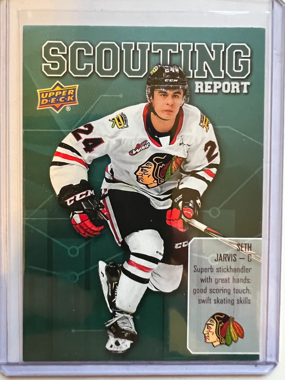 2019-20 UD CHL Hockey - Seth Jarvis #SR-18 - SCOUTING REPORT (Multiple ...