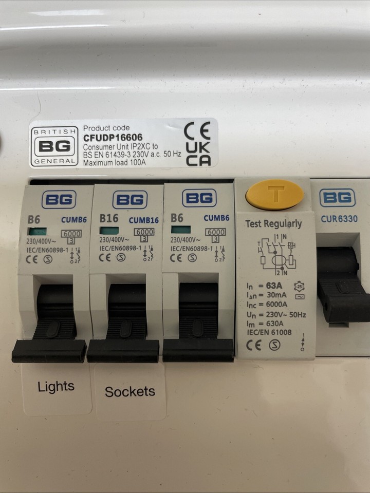cfudp16606 British General consumer unit | eBay UK