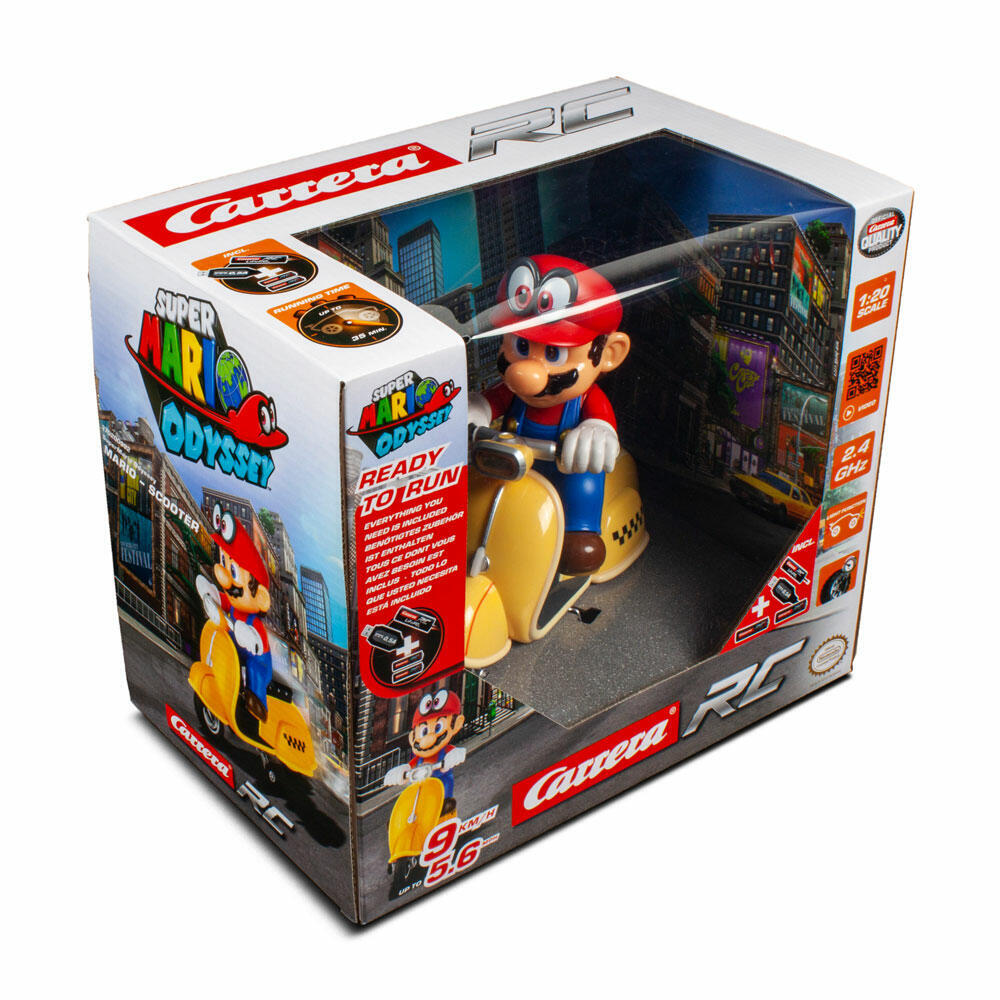 Carrera Super Mario Odyssey Scooter Mario Ferngesteuertes Carrera RC ...