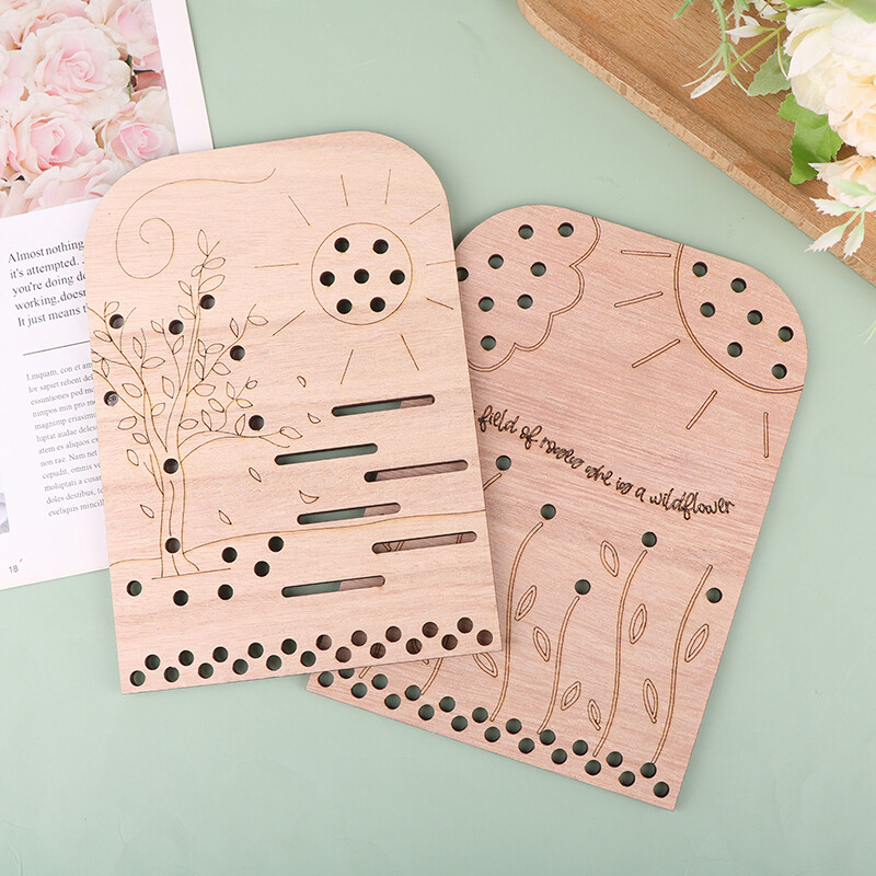 1PC Floral Board Decoration Wooden Flower Leaf Collector Board For Diy ...