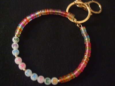 See Ya Later Bead Keychain - New | eBay