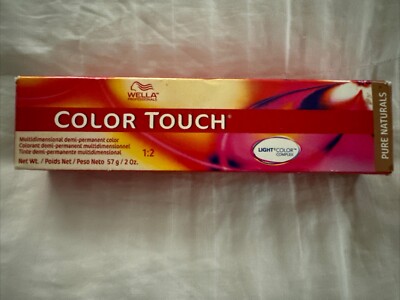 Wella Color Touch Pure Naturals 8/0 Light Blonde/Natural Hair Color 2oz ...