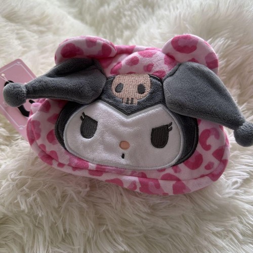 Kuromi Sanrio Avail Pink Leopard Print Pouch | eBay