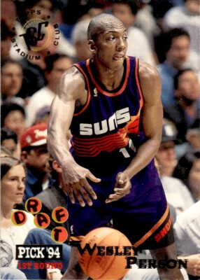 1994-95 Stadium Club Basketball Card Wesley Person Phoenix Suns #320 | eBay