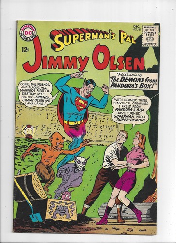 Superman's Pal, Jimmy Olsen #81/Silver Age DC Comic Book/VF | eBay