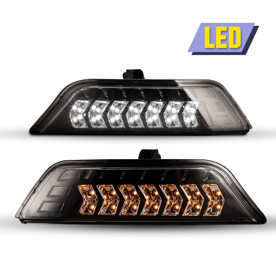 LED DRL Sequential Turn Signals Dynamic for 2015-2017 Ford Mustang ...