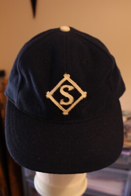 1945 Seattle Steelheads cap Hat Ebbets Field Flannels Jurgella ...