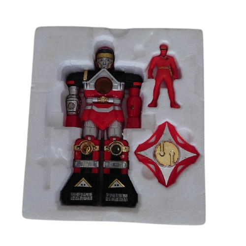 Bandai Ninja Sentai Kakuranger Red Saruder Action Figure 1994 with Box ...