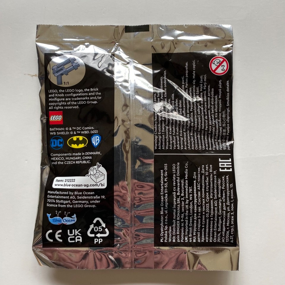 LEGO Batman Batcycle DC Superheroes Foil Pack Set 212222 SEALED Polybag ...