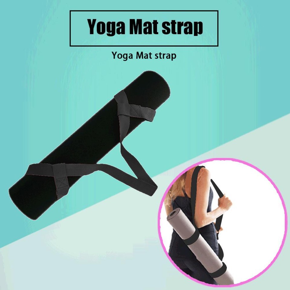 Yoga Mat Strap Exercise Mat Carrier Thick Straps Sling Yoga Mat ...