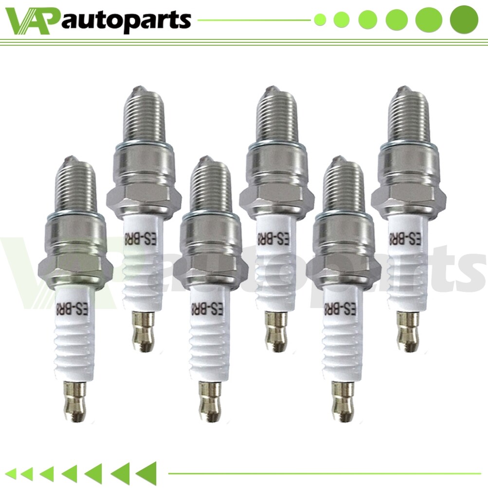 6 Pcs SPARK PLUG BR8ES For Yamaha Banshee YFS200 Blaster 1989 1990 1991 ...