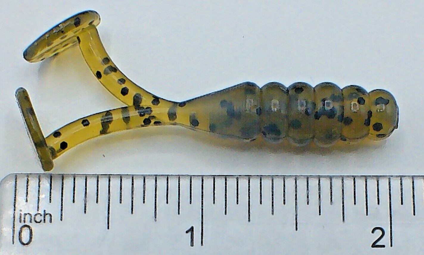 50- 2" Tap Dancers Soft Plastic Fishing Lure Crappies Walleye Premium ...