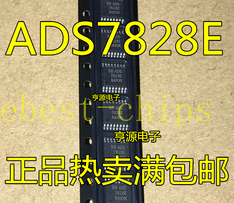 5PCS ADS7828EB ADS7828E ANALOG-TO-DIGITAL CONVERTER ADS7828 7828E SOP8 ...