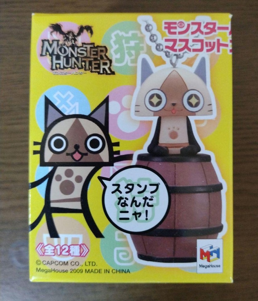 Monster Hunter Cha-Cha Mascot Stamp Keychain Unopened Game Collectible ...