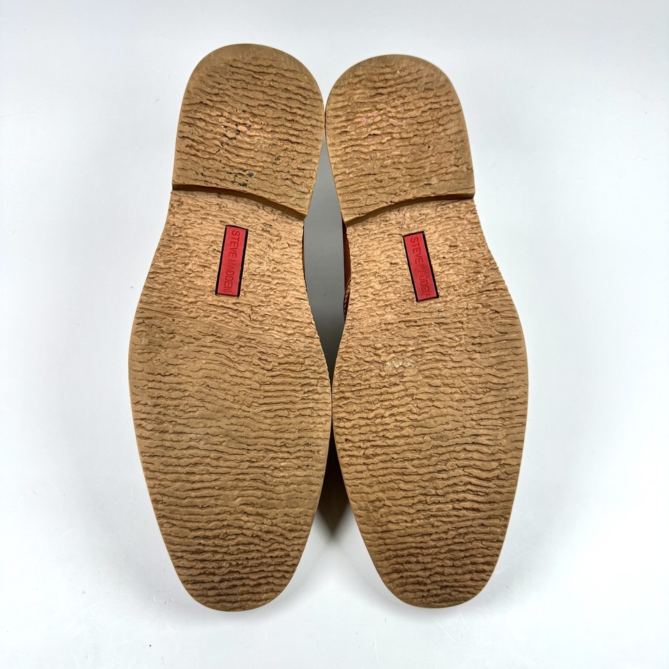 Steve Madden Shoes Mens Size 9.5 Leather P-Stirr Oxford Dress Casual ...