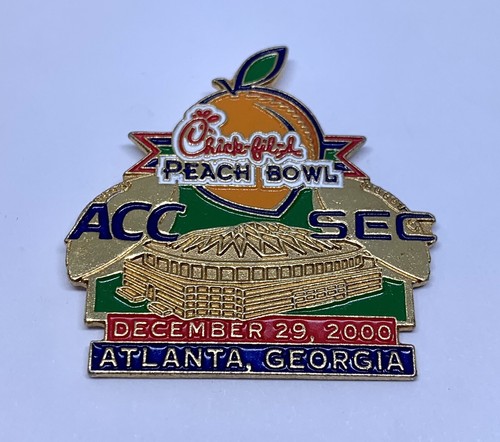 Chick-Fil-A Peach Bowl 2000 LSU Louisiana State Tigers Georgia Tech Pin ...