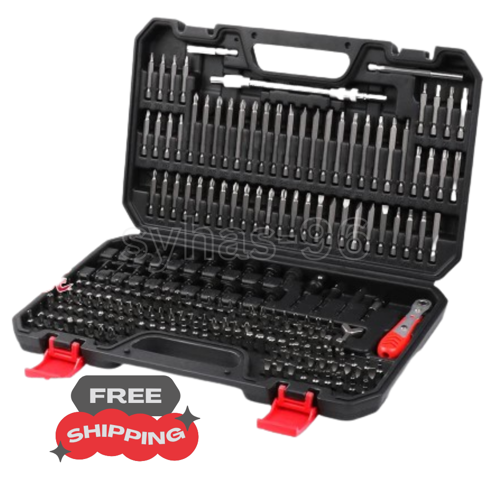 Screwdriver Bit Set 232 Pcs Magnetic Nut Driver Ratchet Wrench Bit ...