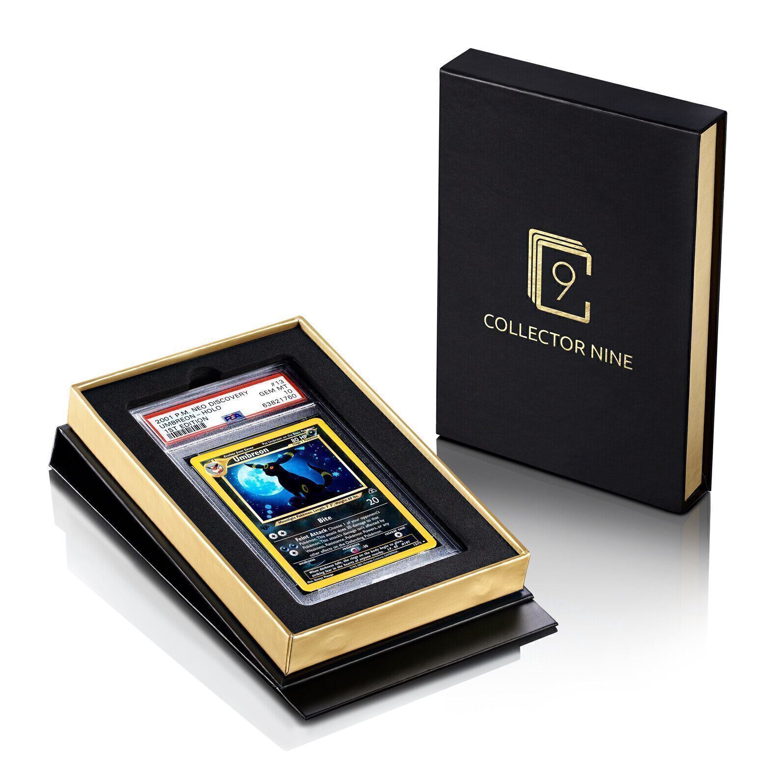 PSA-BGS-CGC Display Gift Case Gold/Blue | Graded Card Storage Box ...