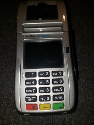 First Data FD130 Duo Credit/Debit Card POS Terminal | eBay