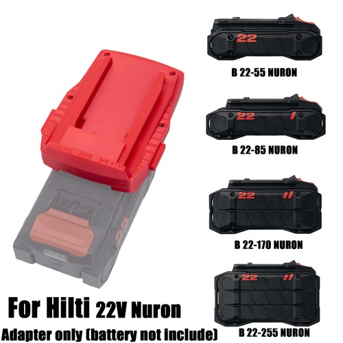 1x Adapter For Hilti 22V Nuron Lithium-Ion Battery To For Hilti 22V Old ...