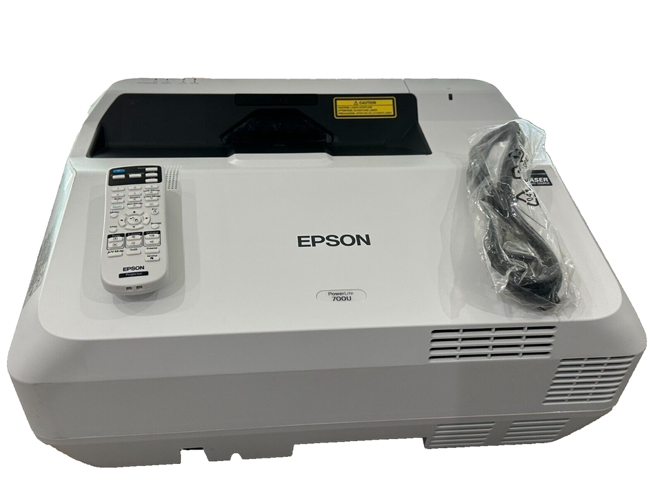 Epson PowerLite 700U WUXGA 4000 Lumen 3LCD Ultra-short Throw Laser ...