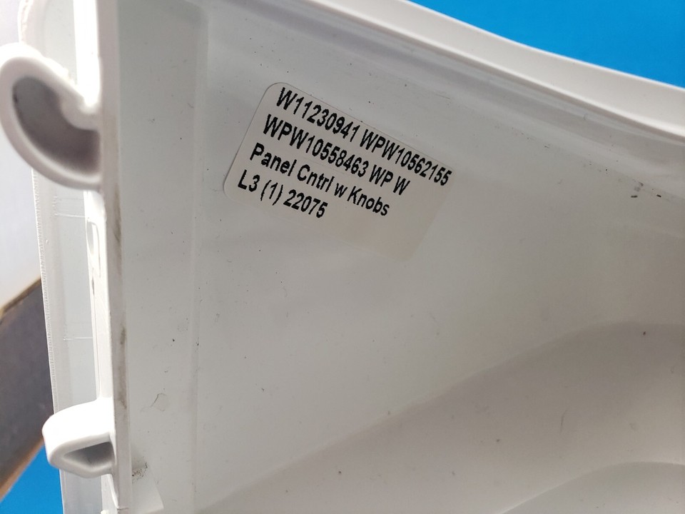 W11230941 WPW10562155 WPW10558463 Whirlpool Washer Panel Control w ...