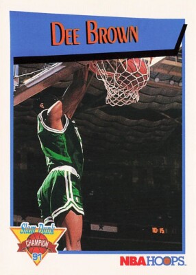 Dee Brown Slam Dunk Champion NBA Hoops 1991 Basketball Card #V1 | eBay
