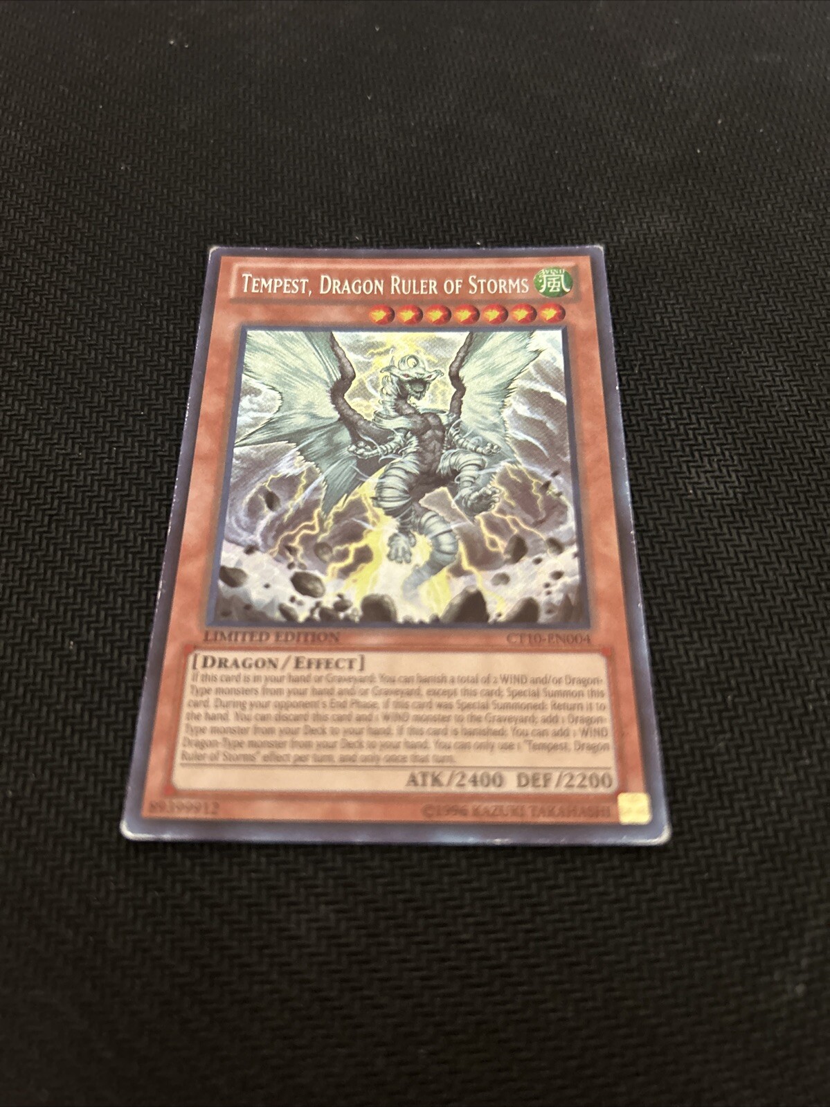 Yu-Gi-Oh! TCG Tempest, Dragon Ruler of Storms 2013 Collectors Tins CT10 ...