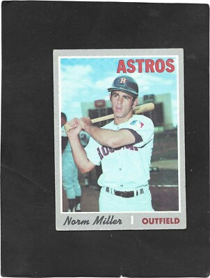 1970 Topps MLB # 619 Norm Miller | eBay