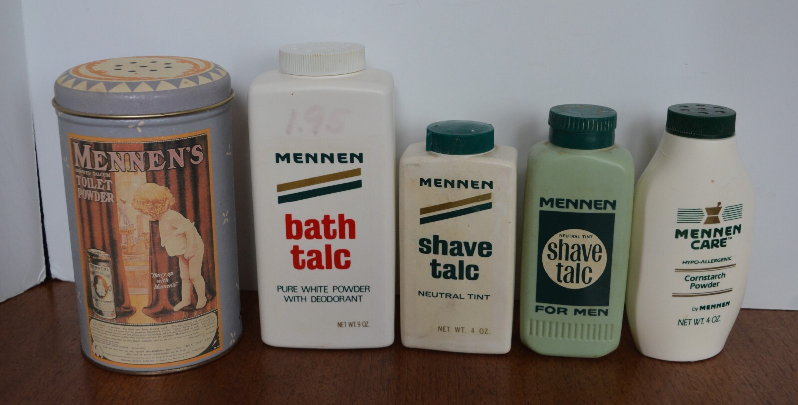 VTG MENNEN Bath Talc Shave Talc Toilet Powder LOT (5) | eBay
