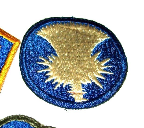 LOT OF ORIGINAL FULLY EMBROIDERED WW2 GHOST DIVISION PATCHES (3 GLOW ...