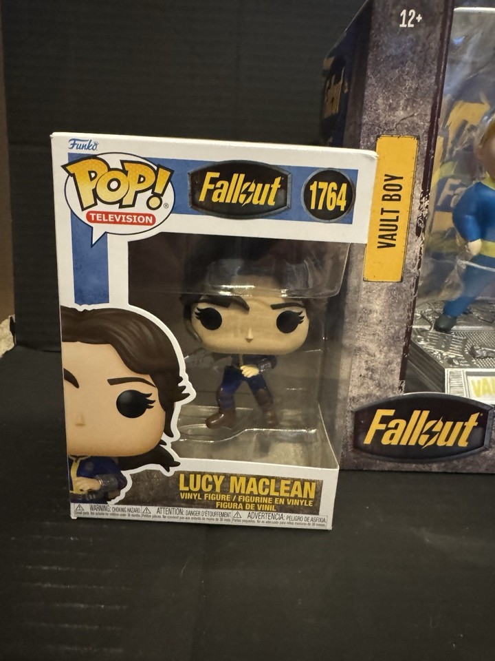 Fallout Merch Lot Funko Pop Lucy Maclean And McFarlane Toys Vault Boy ...