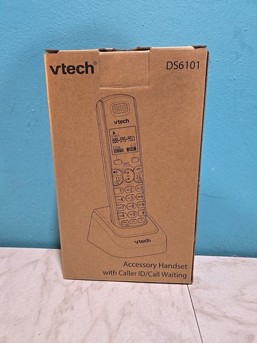 NEW Vtech DS6101 DECT 6.0 1.9GHz 2-Line Cordless Expansion Handset ...