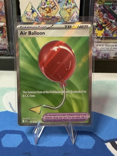 AIR BALLOON Ultra Rare Holo Trainer #166/132 Pokemon Mega Evolutions ...